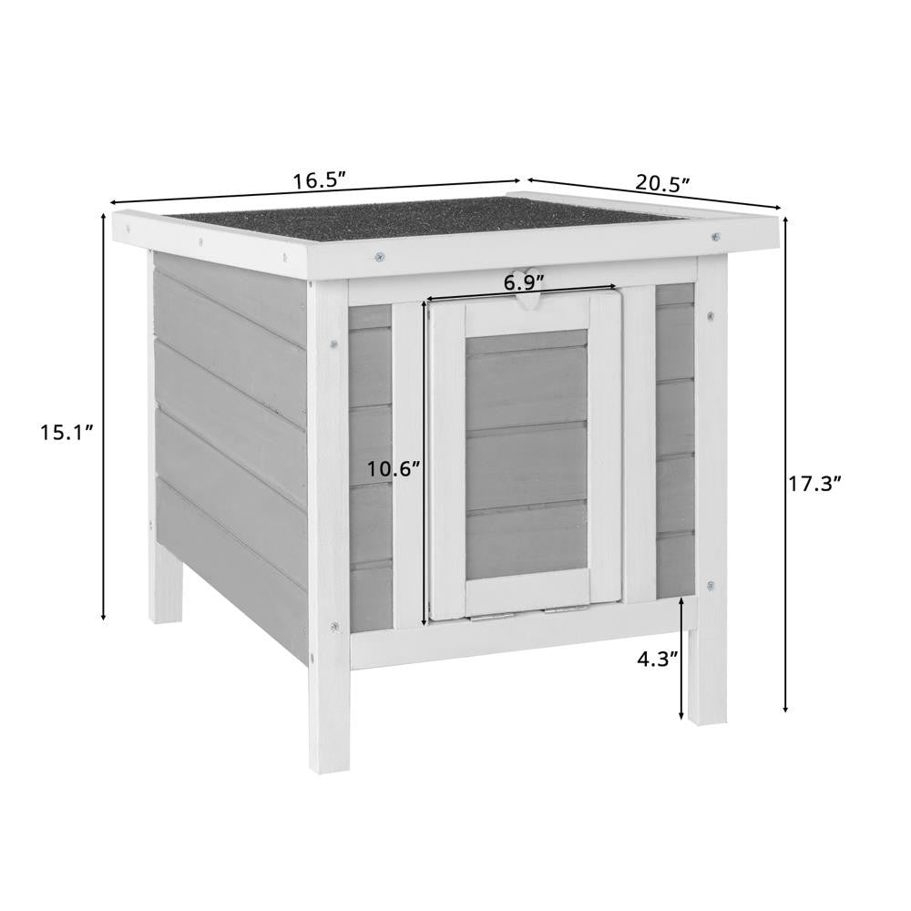 20" Wooden Waterproof Rabbit Hutch Chicken Coop Hen House Pet Cage Sma